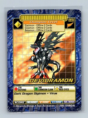 Digimon Digi Battle - Devidramon ST-103 - Street Starter 2 Bandai | eBay