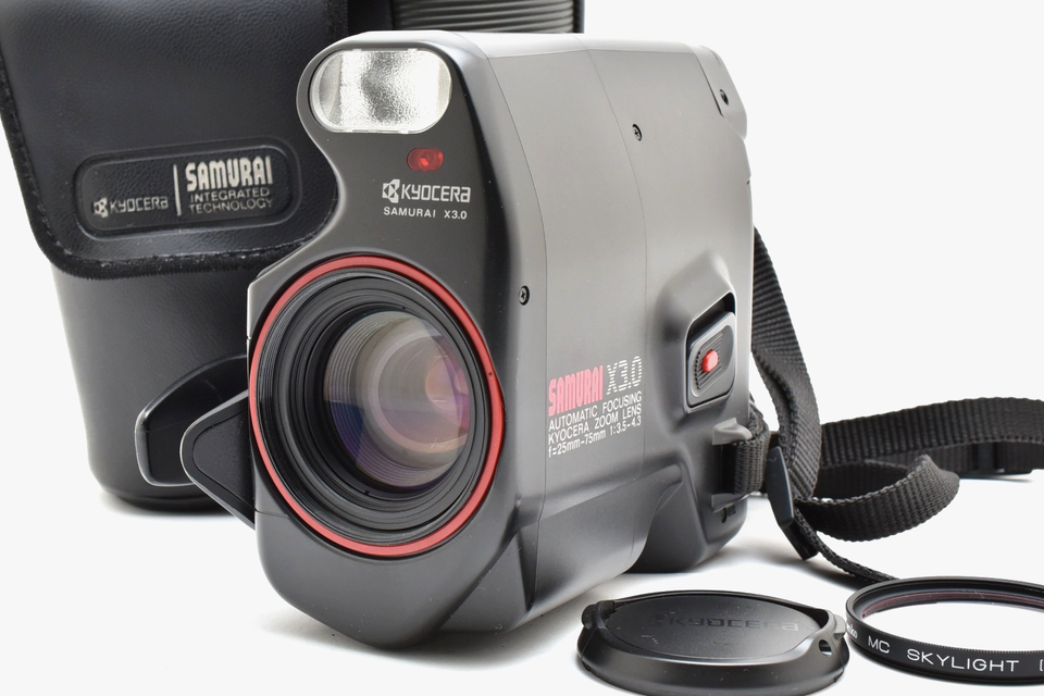 [Reserved] Kyocera Samurai X3.0 Red 35mm Half Film Camera From JAPAN | eBay