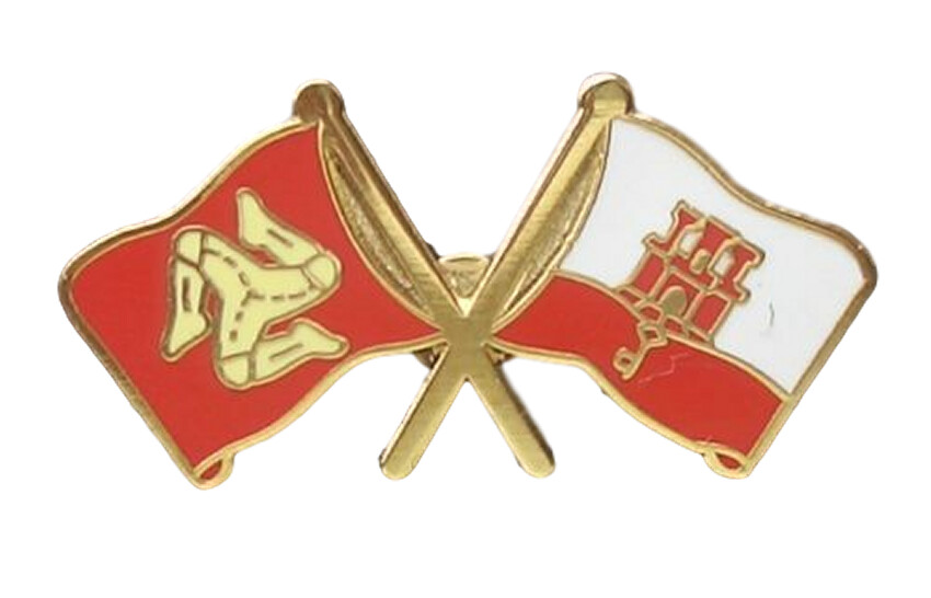 Isle Of Man And Gibraltar Flags Quality Enamel Lapel Pin Badge | eBay UK