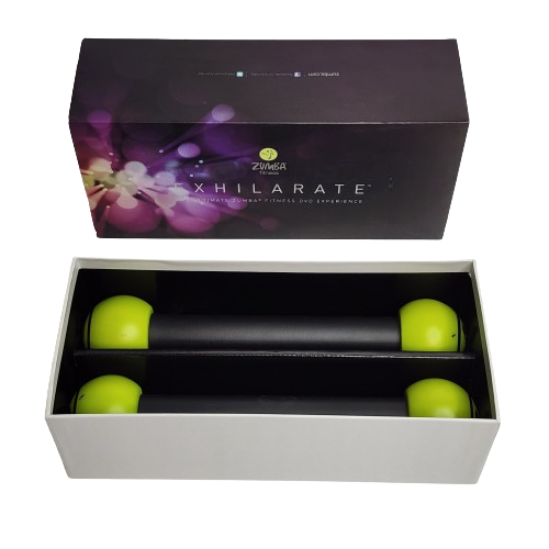 Zumba Fitness Exhilarate Toning Sticks Only - 1 lb Weights Maraca Sound ...