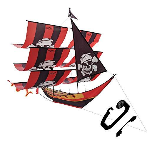 WindNSun Super Size 3D Pirate Ship Ripstop Nylon Pirate Ship Kite | eBay