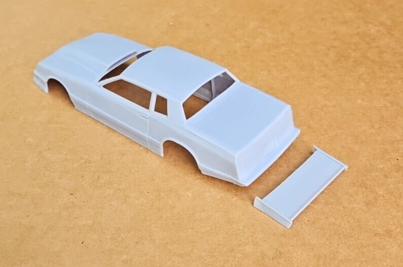 ABS-LIKE RESIN 3D PRINTED 1/25 1986 CHEVY MONTE CARLO PRO MOD BODY AND ...