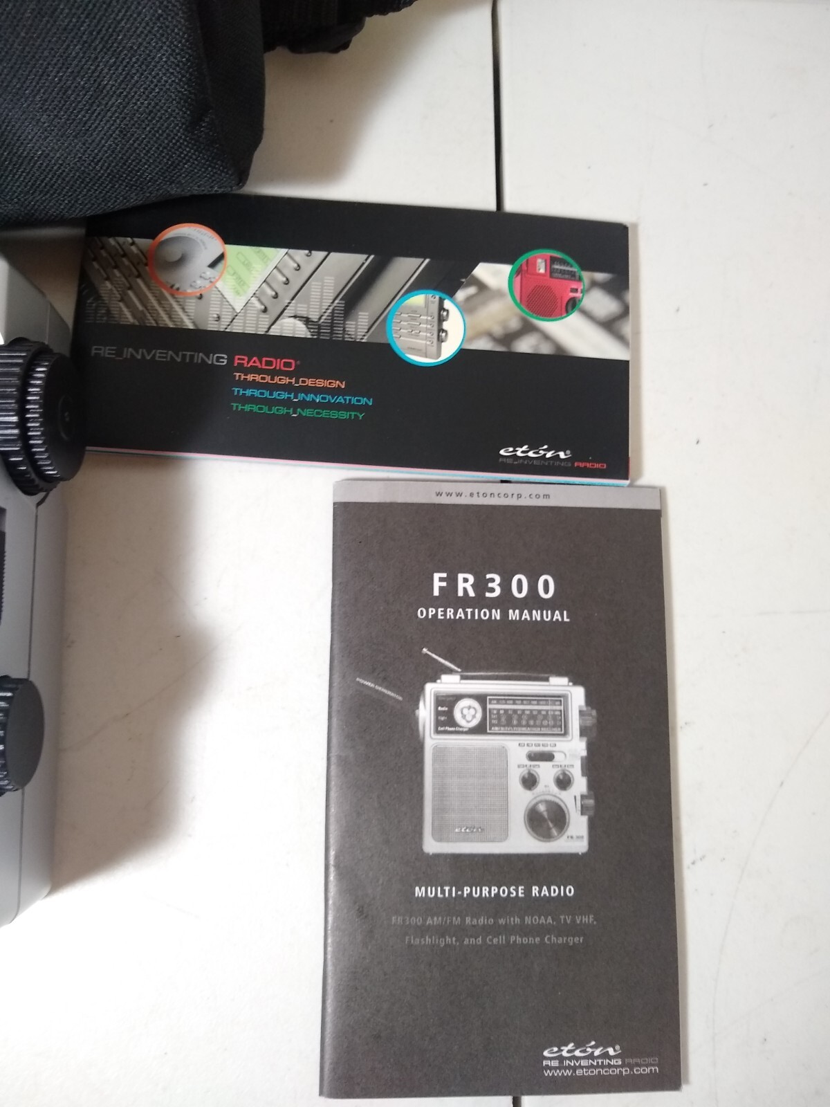 Eton FR-300 Emergency Radio AM/FM/WEATHER/VHF Bundle - WORKS GREAT ...