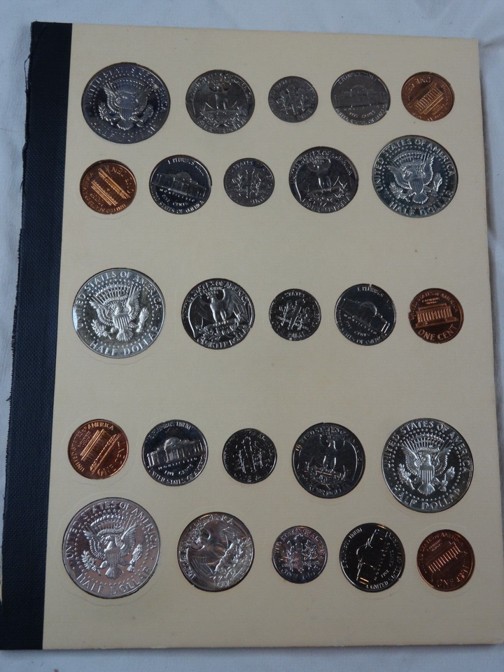 1964 - 1971 US Mint Proof & SMS 8 Annual Sets 39 Coins 40% Silver | eBay