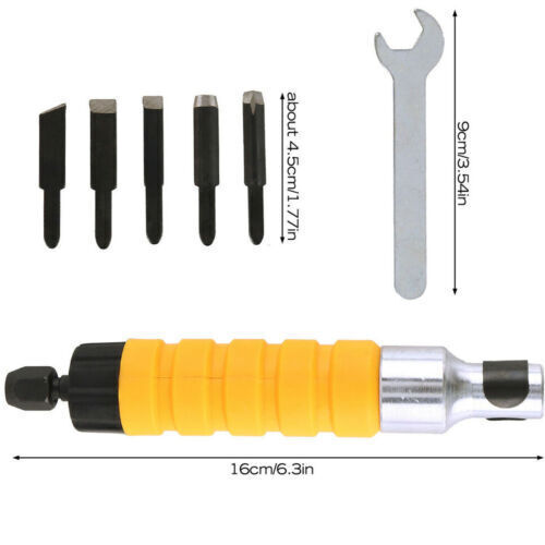 Electric Chisel Tool Wood Carving Machine Woodworking Small Spanner ...