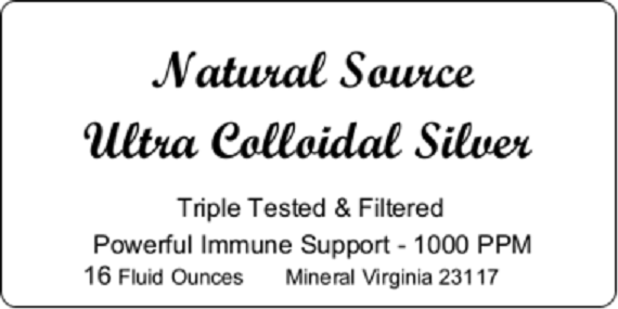 6 Bottles - Natural Source Ultra Colloidal Silver 1000 PPM - 16 oz ...