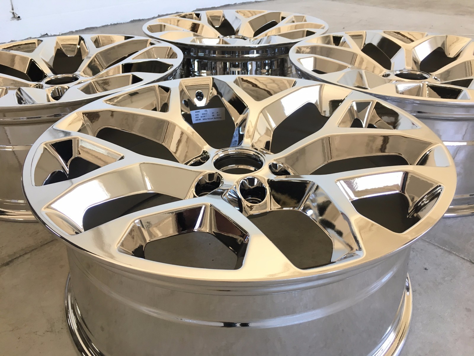 22" 22 Inch OEM Spec GMC Escalade Yukon Sierra Denali Wheels Rims ...