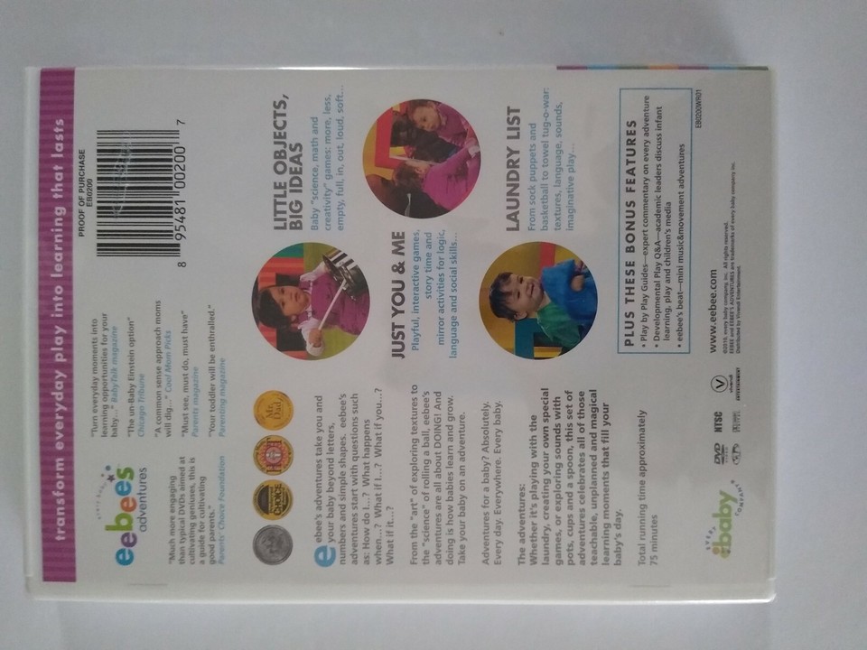 New Eebees Adventures All in a Days Play DVD | eBay