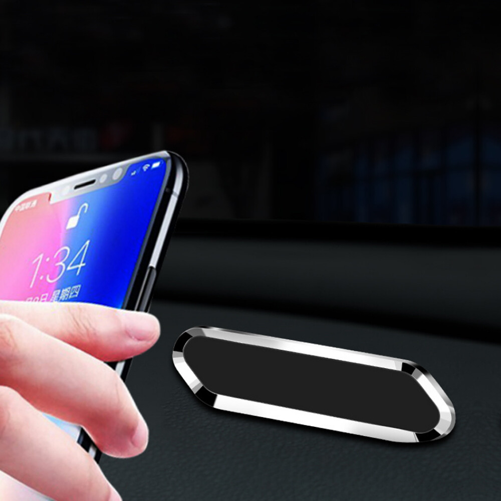 Magnetic Strip Car Cell Phone Holder Stand For iPhone Magnet Mount ...
