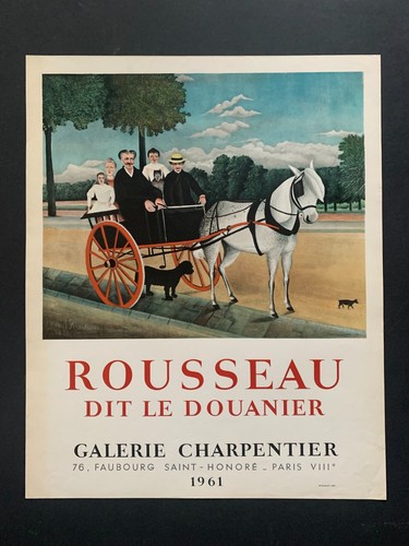 Rousseau Dit Le Douanier Galerie Charpentier Mourlot Original Poster | eBay