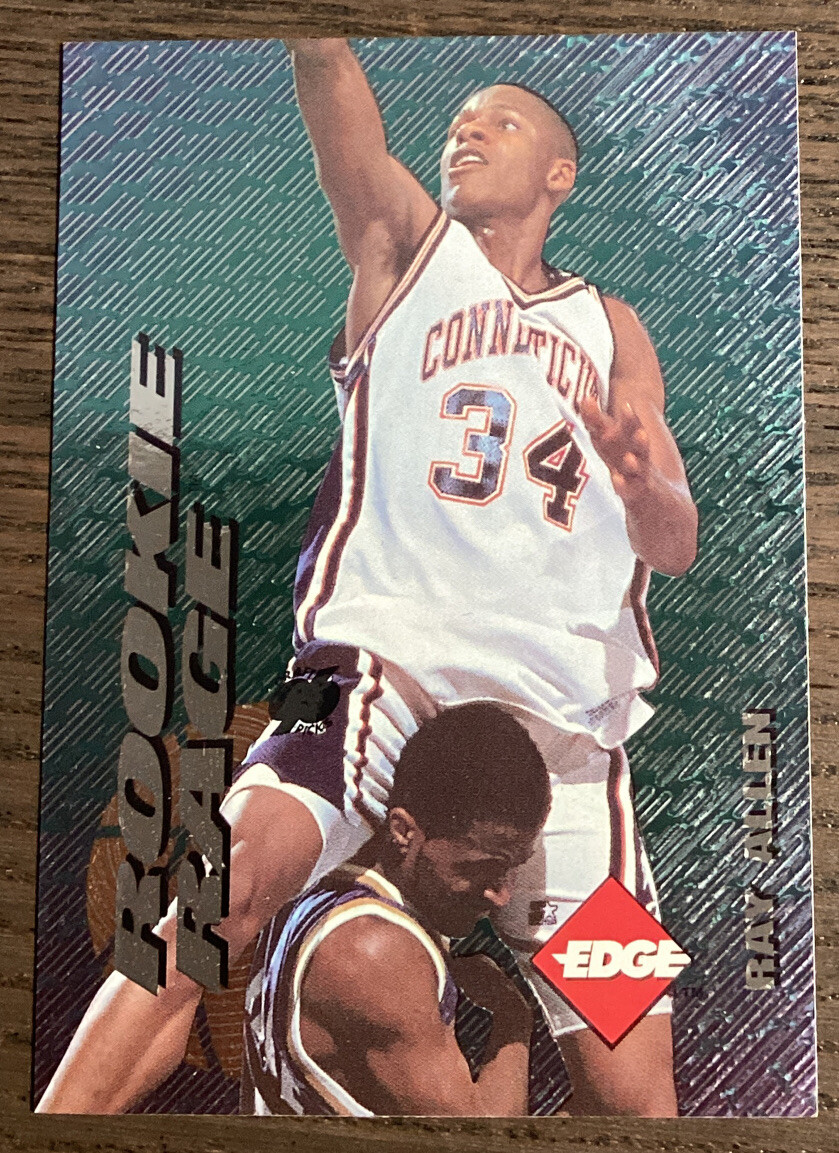 1996-97 Collector's Edge Rookie Rage Ray Allen #2 Rookie Card! Bucks ...