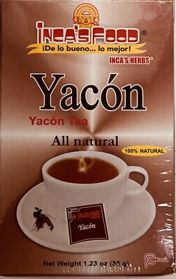 Inca's Food. Te Yacon. . Tea 25 Bags Pack X2 Cajas Peruvian | eBay