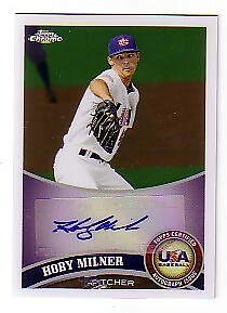 2011 Topps Chrome USA Baseball Autographs #USABB14 Hoby Milner | eBay