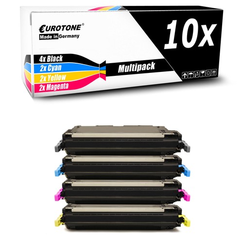 10x Eurotone Toner f r HP Color LaserJet 4600-DN 4600-HDN 4650-DTN 4650 ...