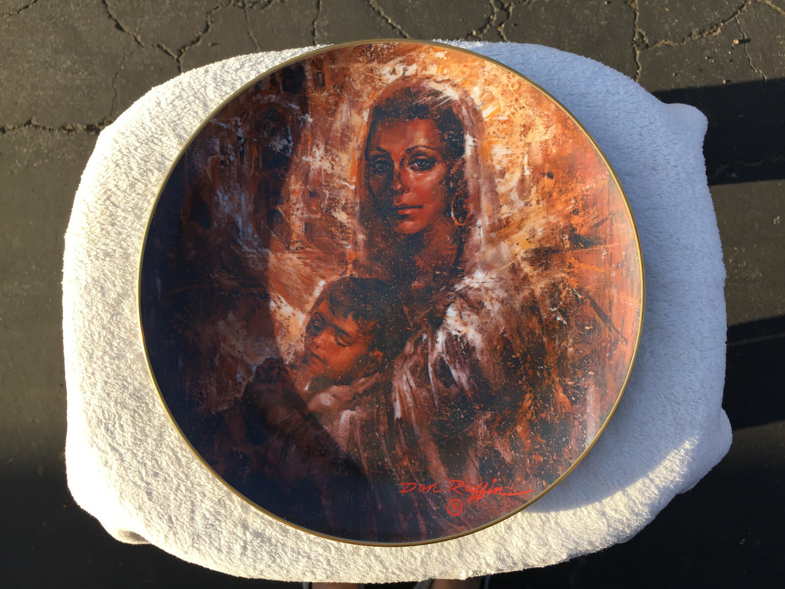 Don Ruffin "Colima Madonna" 10" Limited Ed 1979 Porcelain Collector ...