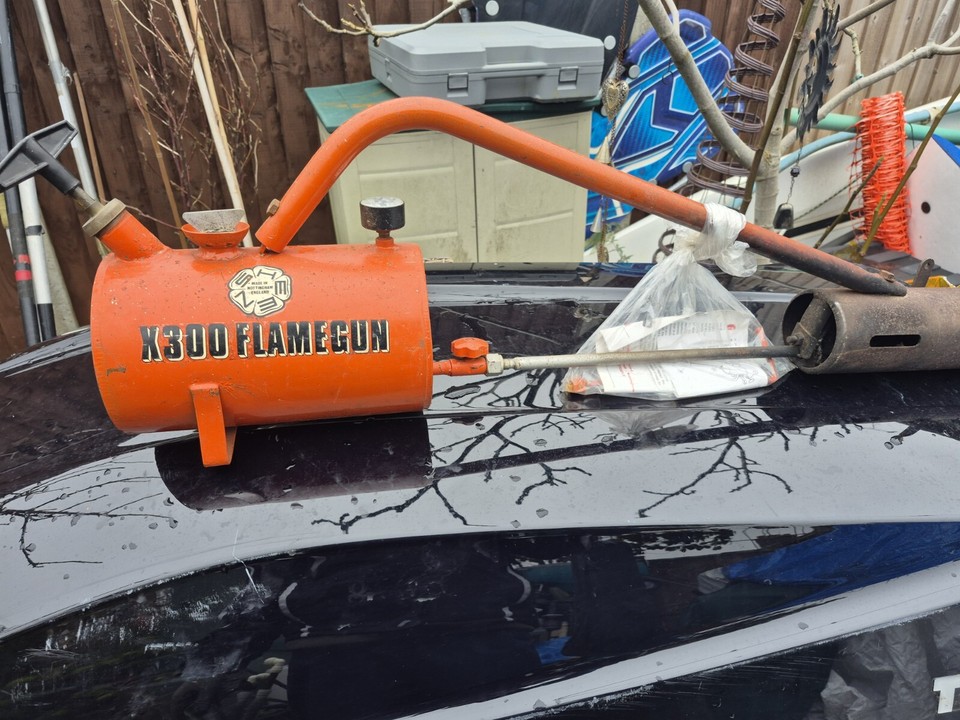 Vintage X300 Paraffin Weed Burner Flame Gun | eBay UK