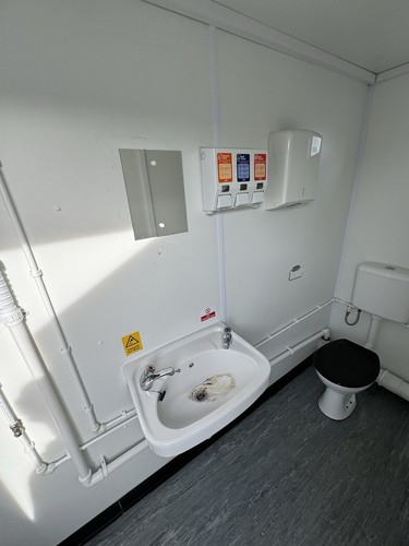 16ft 3 + Toilet block welfare site cabin container for campsite or ...