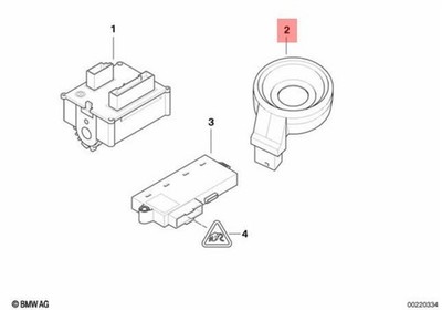 For BMW Genuine Ignition Immobilizer Antenna 61356964555 | eBay