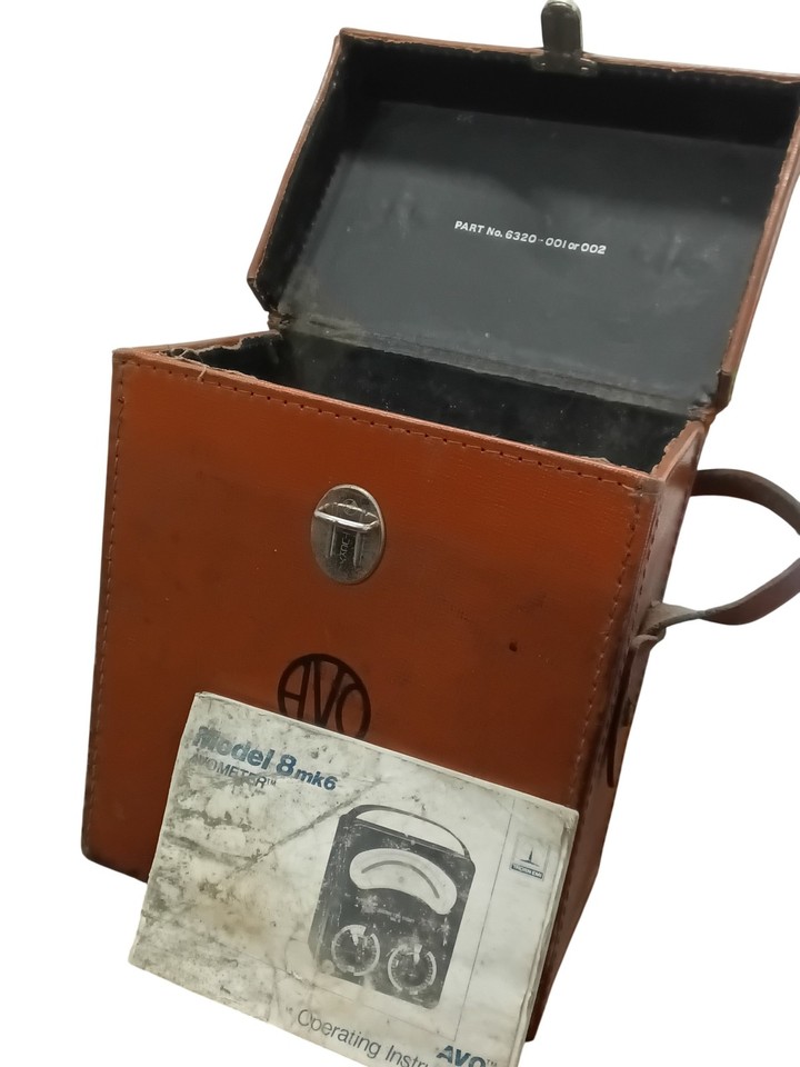 AVO Universal Avometer Model 8 Mk 6 Multimeter with Case and Manual ...