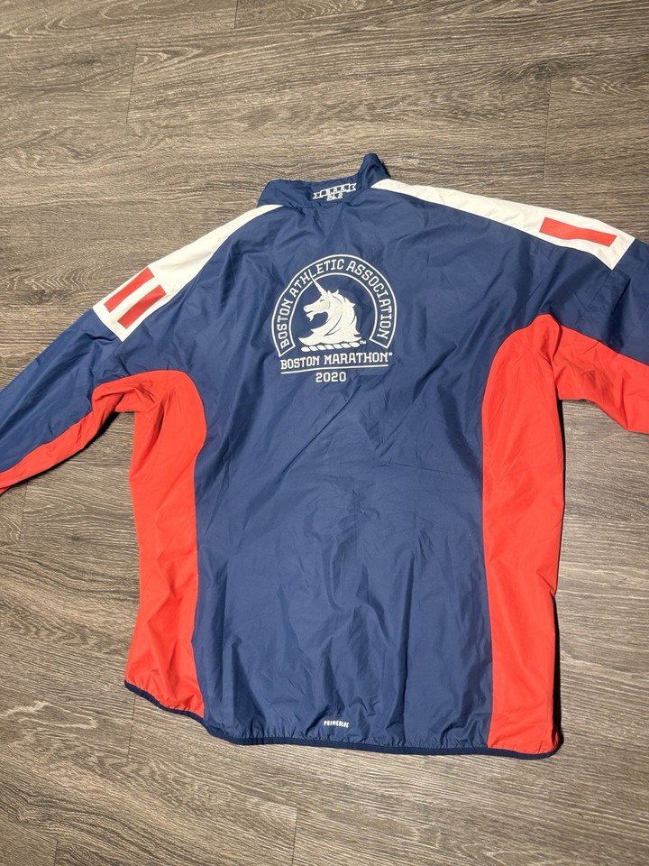 ADIDAS BOSTON MARATHON 2020 CELEBRATION RUNNING JACKET WINDBREAKER 2XL ...