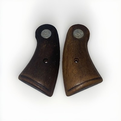 Vintage / Antique Gun Grips Sile Walnut Grips With Eagle Coin Marks | eBay