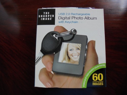 The Sharper Image USB 2.0 Rechargeable Digital Photo Album Keychain | eBay
