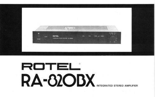 ROTEL RA-820AX, RA-820BX Schematic Diagram Service Manual Schaltplan ...