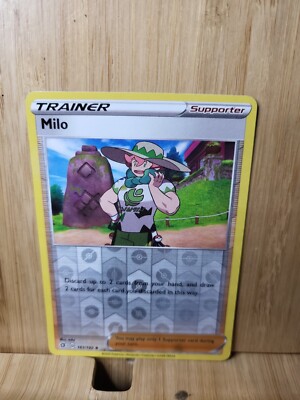 MILO Trainer🏆Reverse Holo 161/192 Rebel Clash (Genuine) Pokemon Card🏆 ...