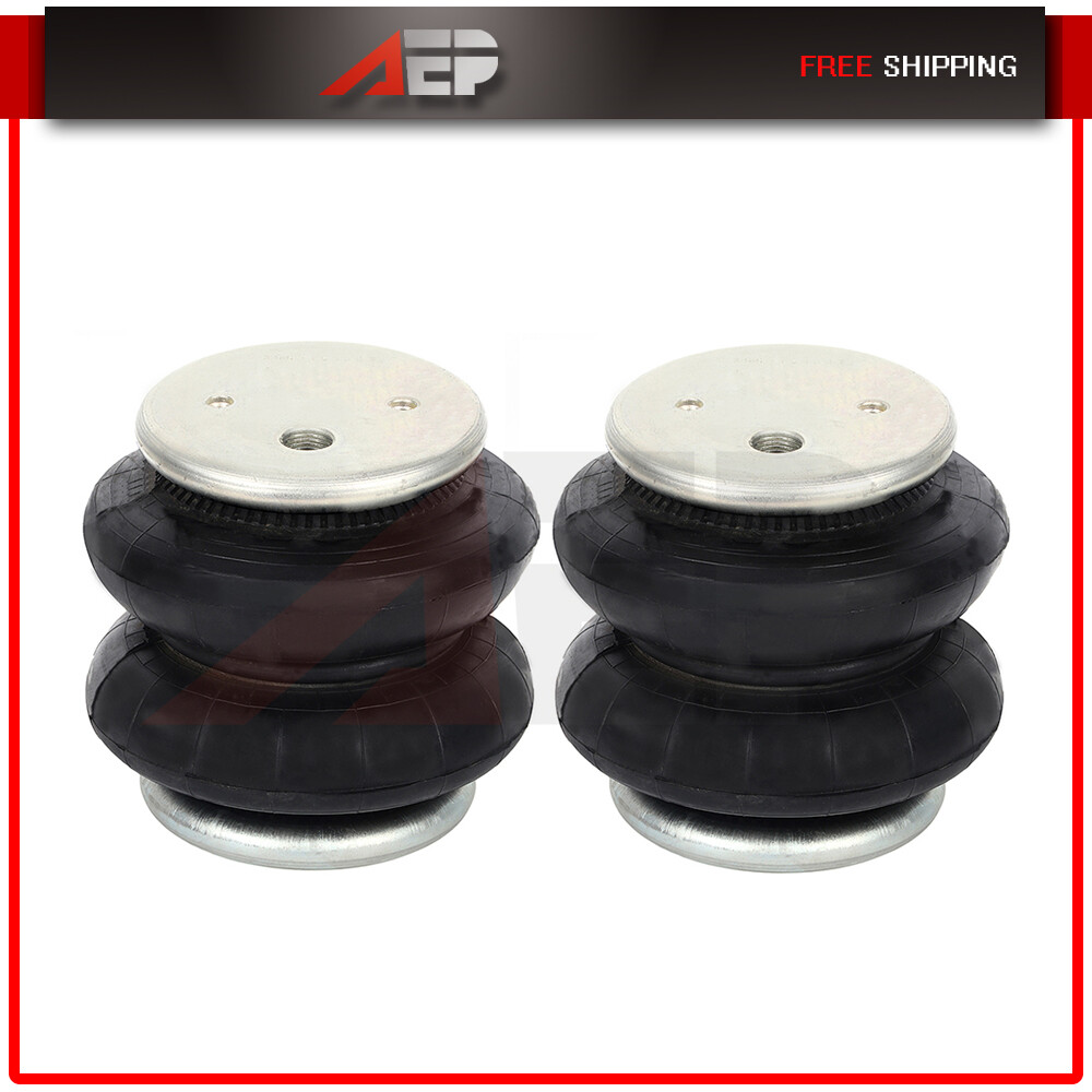 2PCS Air Ride Suspension Bags Standard 2600 1/2"npt Single Port ...
