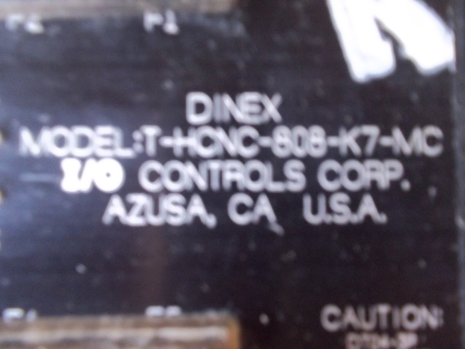 Dinex I/O Controls Bus Controller T-HCNC-808-K7-MC, MCI PART# 7L-8-3478 ...