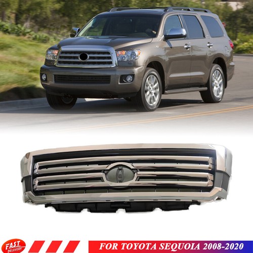53101-0c080 Chrome Grille With Brackets For Toyota Sequoia 2008-2020 | eBay
