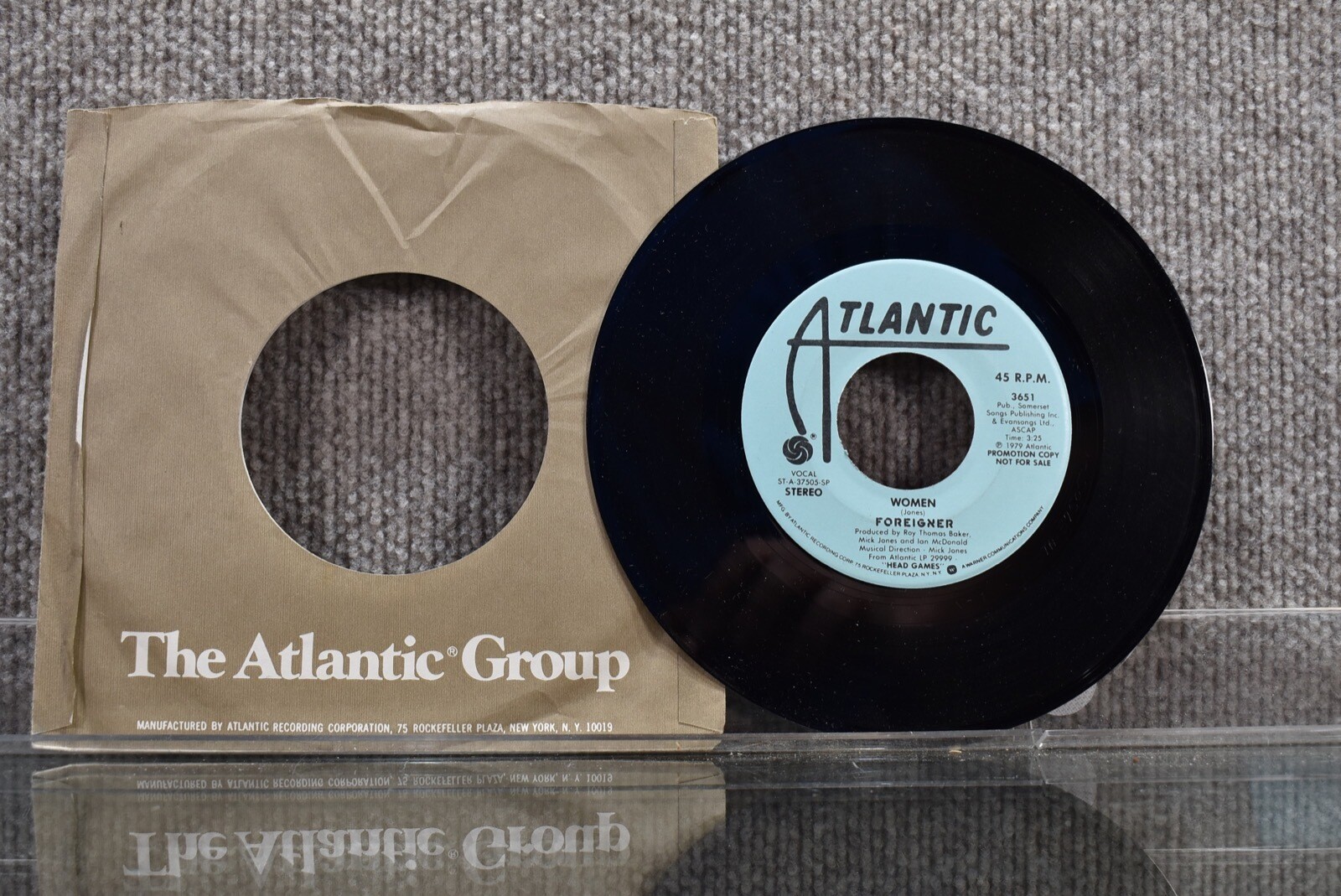 Foreigner Women Atlantic 7", Mono, Promo, SP 1979 | eBay