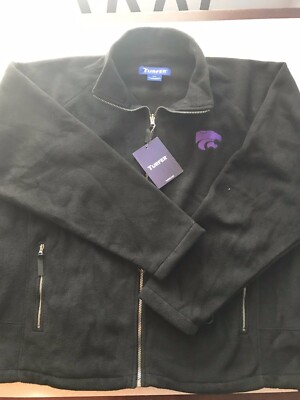 KANSAS STATE UNIVERSITY WILDCATS MENS TURFER FLEECE JACKET SIZE 2XL ...