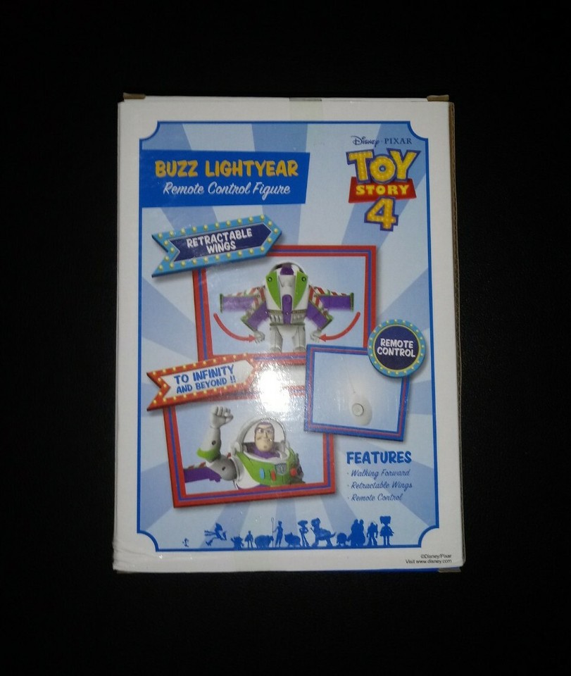 Disney/Pixar Toy Story 4 Buzz Lightyear Battery Operated Remote Control ...