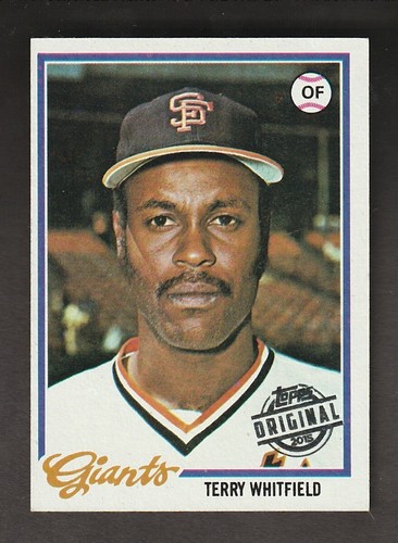 2015 Topps 1978 Original Buybacks #236 Terry Whitfield San Francisco ...