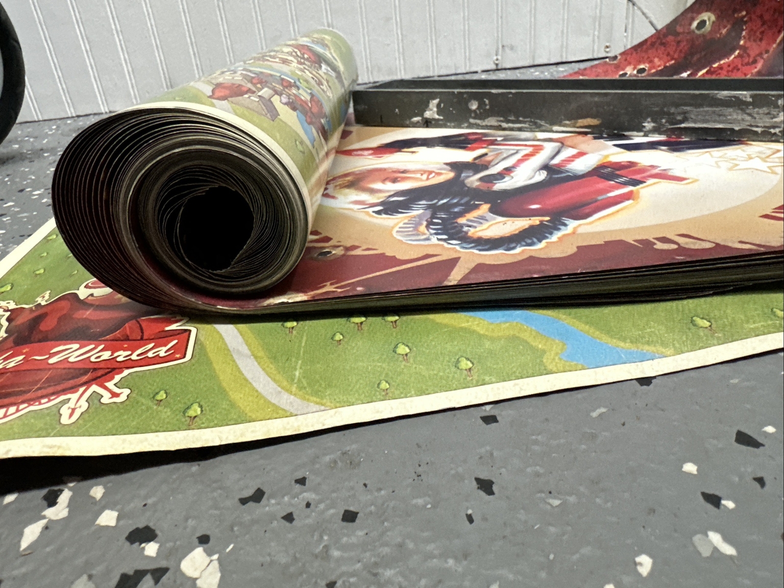 Fallout 4 Nuka Cola Girl & Nuka Cola World Map Double-Sided Promo ...