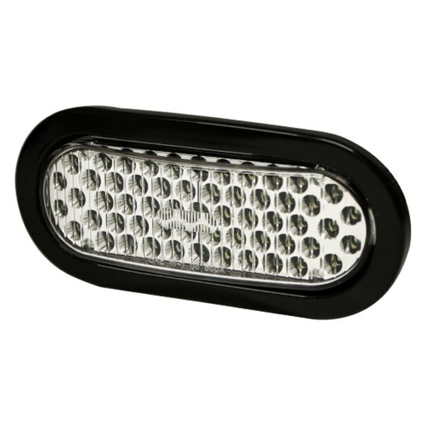 ECCO 3965C LED FLASHER OVAL GROMMET MOUNT CLEAR LIGHT 12-24 VDC UPC ...