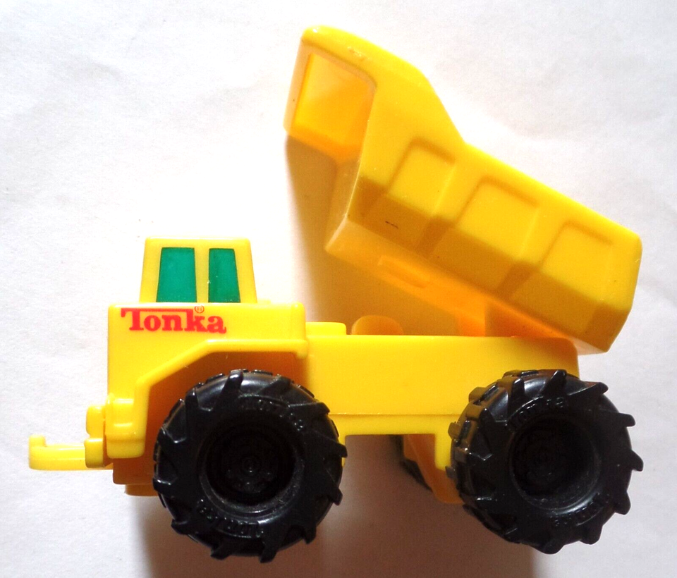 Vintage 1994 TONKA McD Small Yellow Plastic Dump Truck | eBay