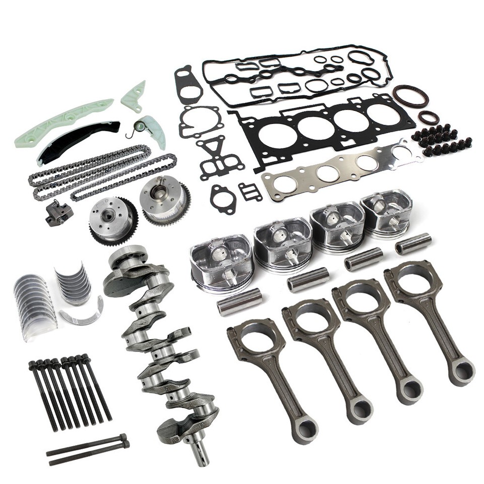G4KD 2.0L Engine Overhaul Rebuild Crankshaft / Rods / Timing Kit For ...