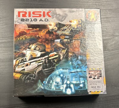 Risk 2210 AD Board Game 100% Complete & Unpunched *2001 GenCon ...