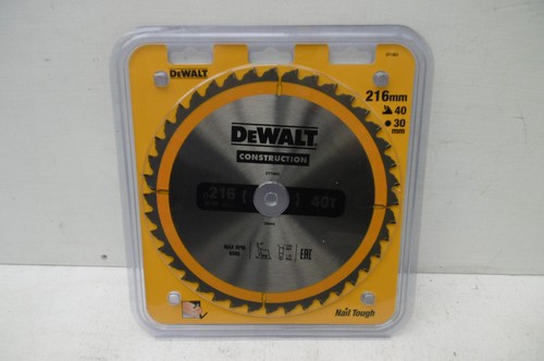 DEWALT DT1953 (DT1155) 216MM X 30MM BORE 40T TCT MITRE SAW BLADE | eBay