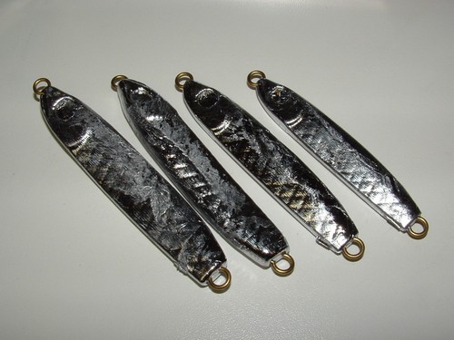 Saltwater Wobble Eel Jig mold 3,4,5,6oz CNC Aluminum Herring | eBay