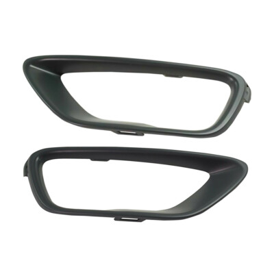 Left and Right Front Fog Light Trim Black Fits 2017-2020 Jeep Grand ...