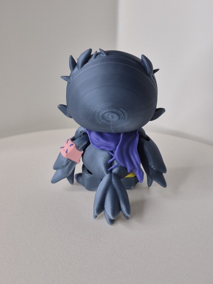 Crowly The Cute Crow with Stitches Patches and Scarf Collectible Figure ...
