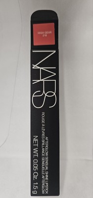 NARS Afterglow Sensual Shine Lipstick #218 HIGH GEAR .05 OZ FULL | eBay
