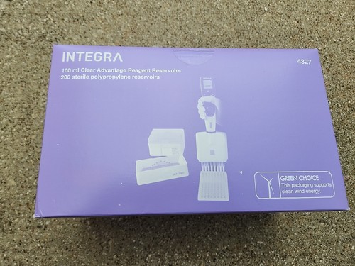INTEGRA 100 ml 4327 Polypropylene Multichannel Reagent Reservoir 200 ...