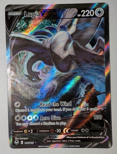Pokemon TCG Silver Tempest Lugia V ALT ART 186/195 NM | eBay