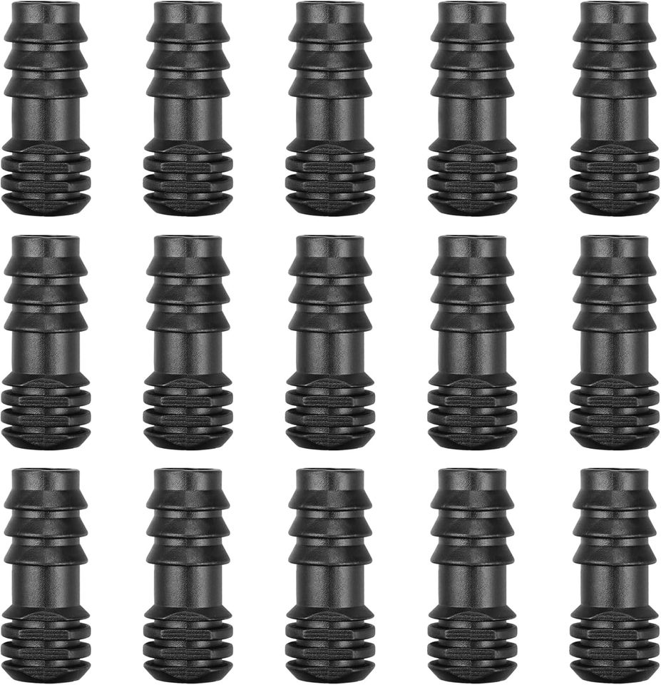 1/2 Inch Drip Irrigation End Plug, 15 Pcs Barbed End Cap Irrigation ...