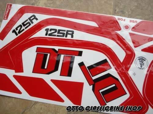ENDURO 125 DT125R DT125 Stickers Set RED | eBay