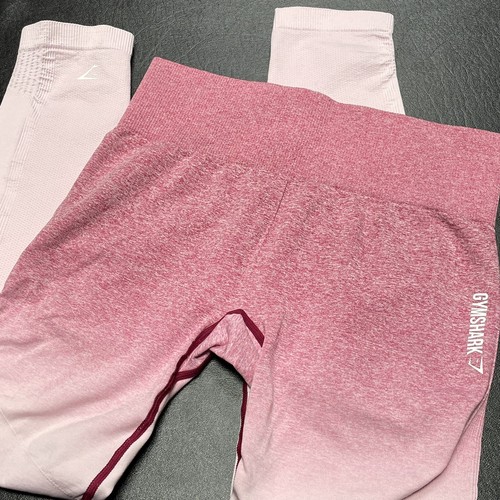 Gymshark Adapt Vital Seamless Ombre Pink Leggings Size Large | eBay